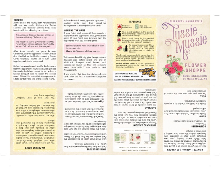 Tussie Mussie Flower Shoppe | PDF