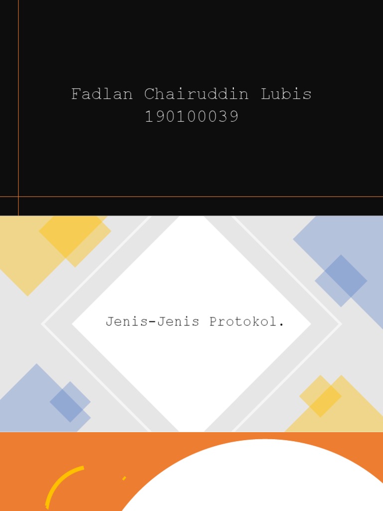 Jenis-Jenis Protokol Dan Susunan OSI Layer (Komunikasi Data) | PDF ...