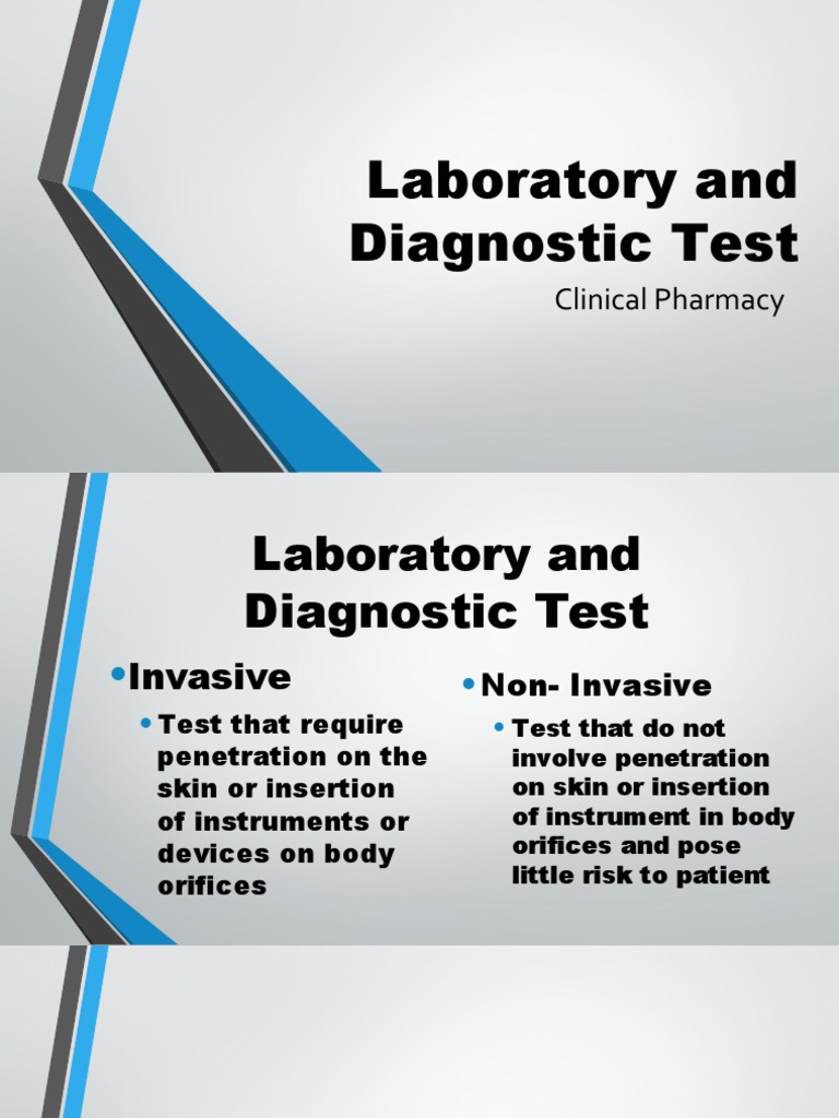 Laboratory and Diagnostic Test | PDF