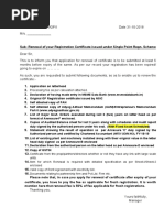 MSME Declaration Letter | PDF | Business | Small And Medium Sized ...