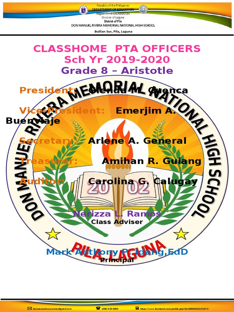 Classhome PTA Officer | PDF