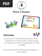 Jolly Phonics - Weekly - Letter - Sounds | PDF