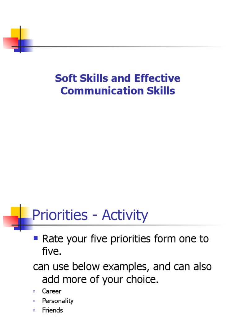 Soft Skills Effective Communication Skills | PDF | Skill | Creativity
