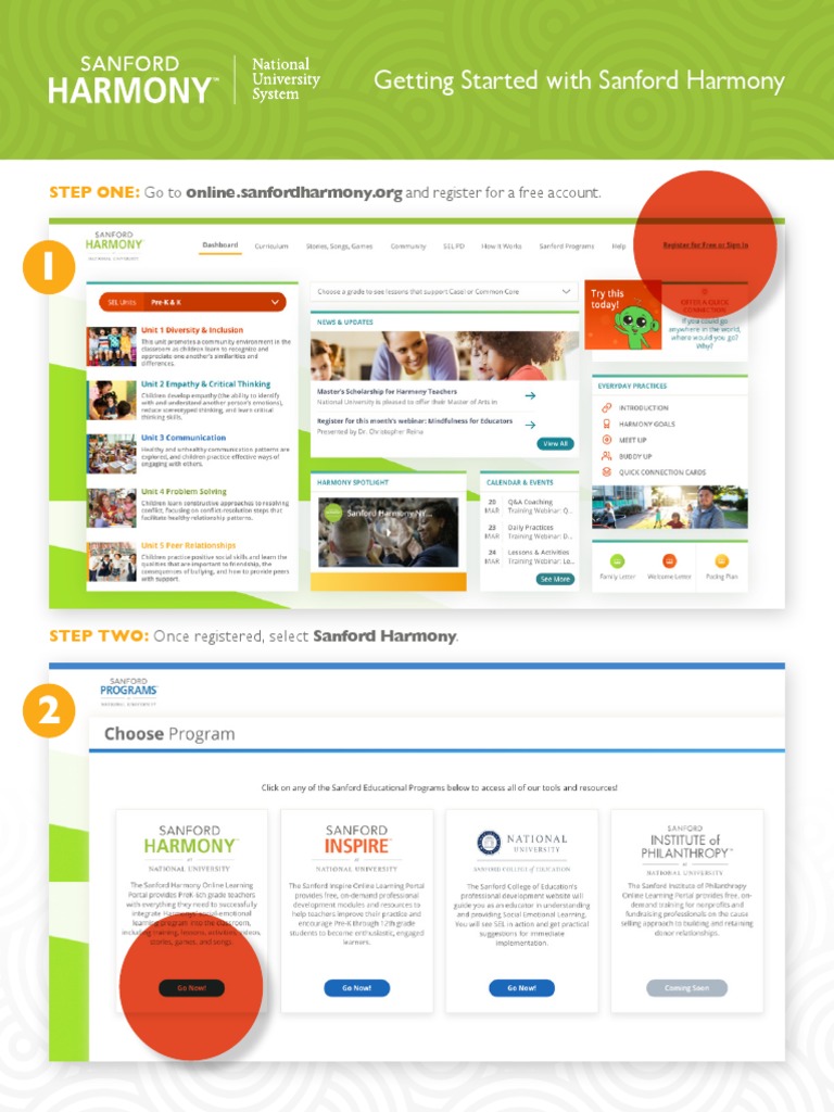 Sanford Harmony Getting Started Guide 1 | PDF | Career & Growth ...