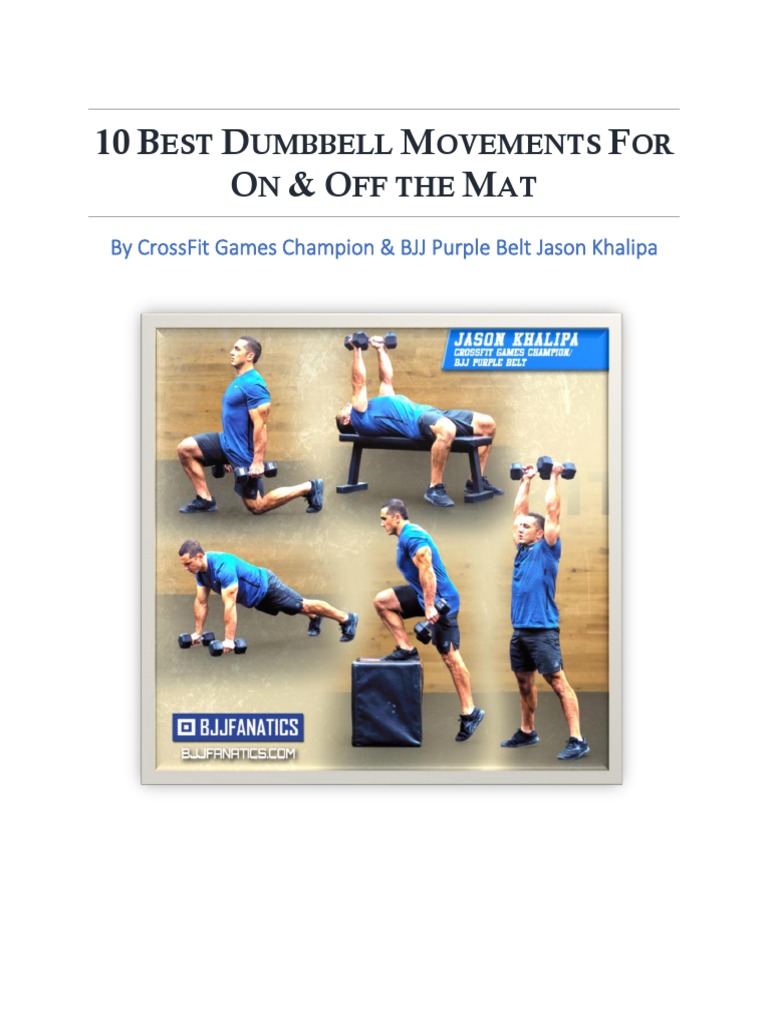 10 Top Dumbbell Movements Ebook | PDF | Recreation | Physical Exercise