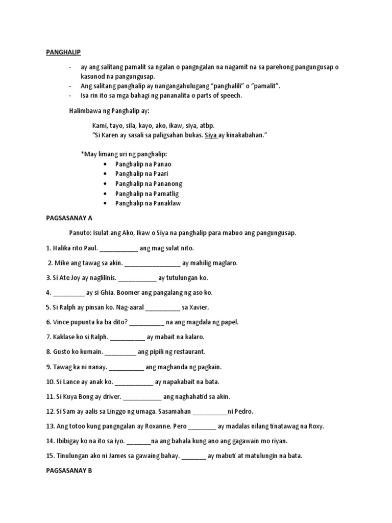 PANGHALIP | PDF