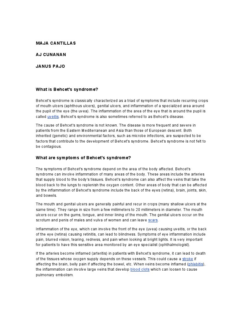 Ms Gen Report | PDF | Arthritis | Inflammation