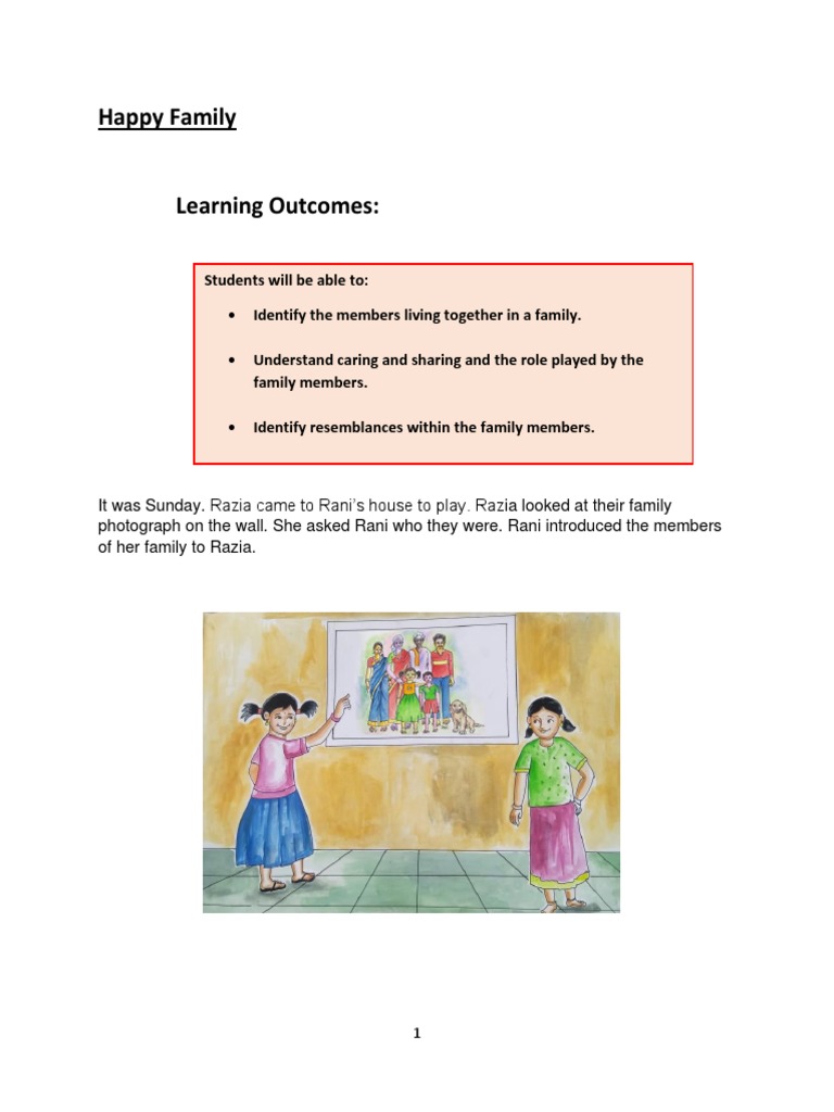 Happy Family | PDF | Grandparent | Family