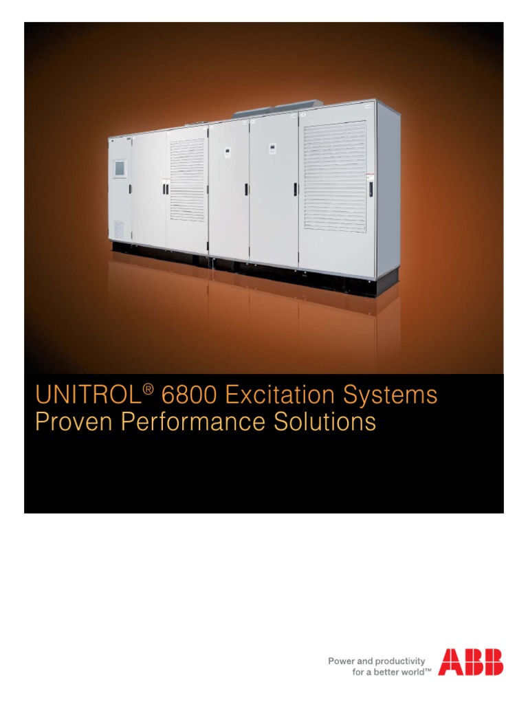 ABB Unitrol 6800 Brochure PDF | PDF | Electrical Grid | Electromagnetism