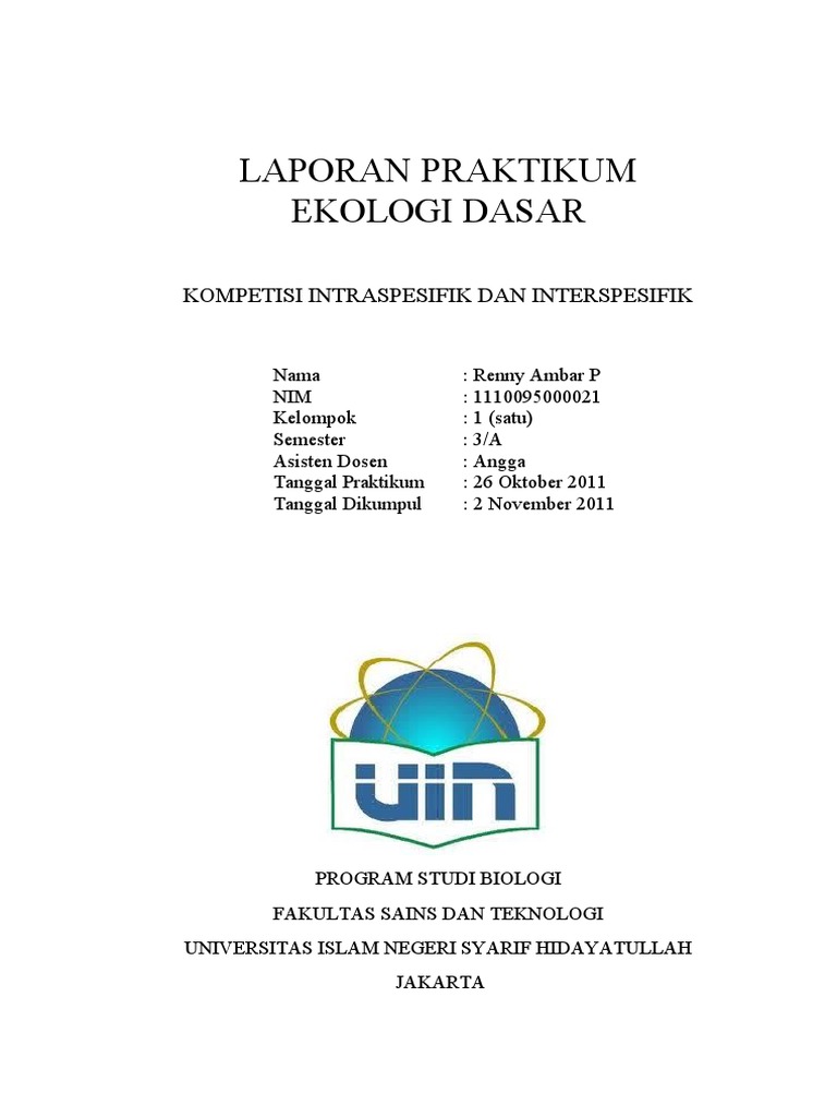 Kompetisi Intraspesifik Dan Interspesifik | PDF Kompetisi Intraspesifik Dan Interspesifik | PDF