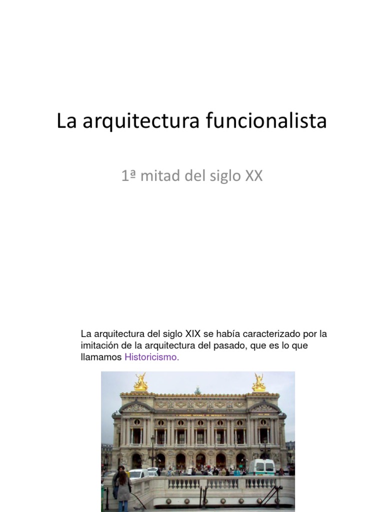 La Arquitectura Funcionalista PDF | PDF