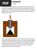 Bolt Pretension with PRETS179 Elements | PDF | Mechanical Engineering