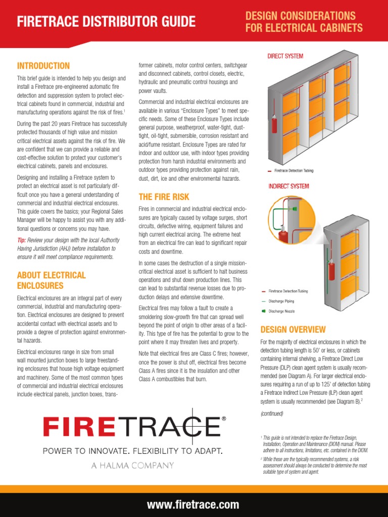 Firetrace Distributor Guide: A Halma Company | PDF | Electrical Wiring ...
