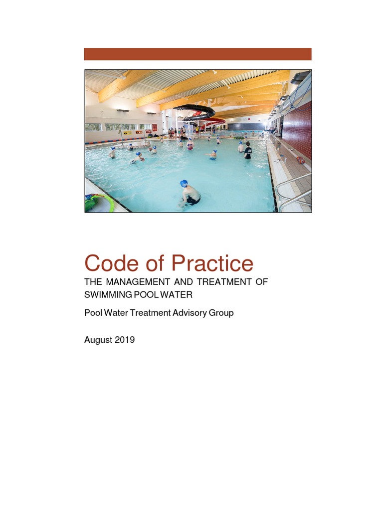 PWTAG Code of Practice | PDF | Water Purification | Disinfectant