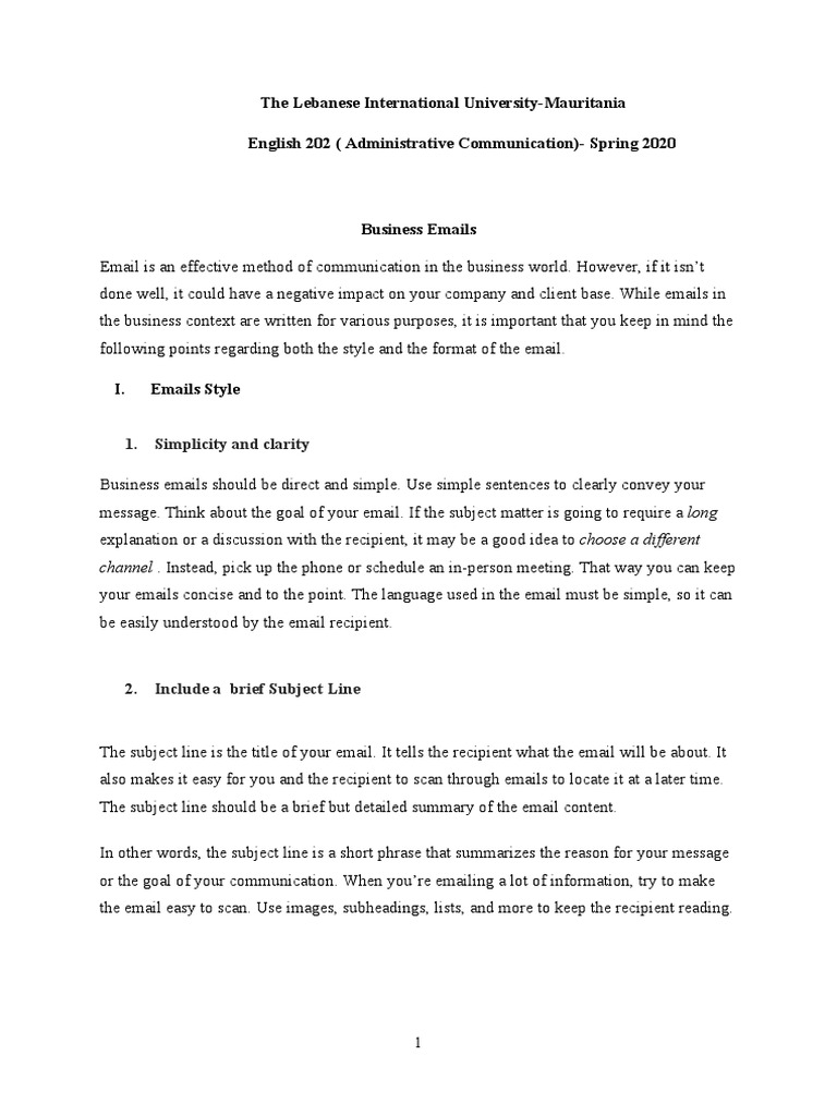 Business Emails - Style and Structure | PDF | Communication | Semiotics