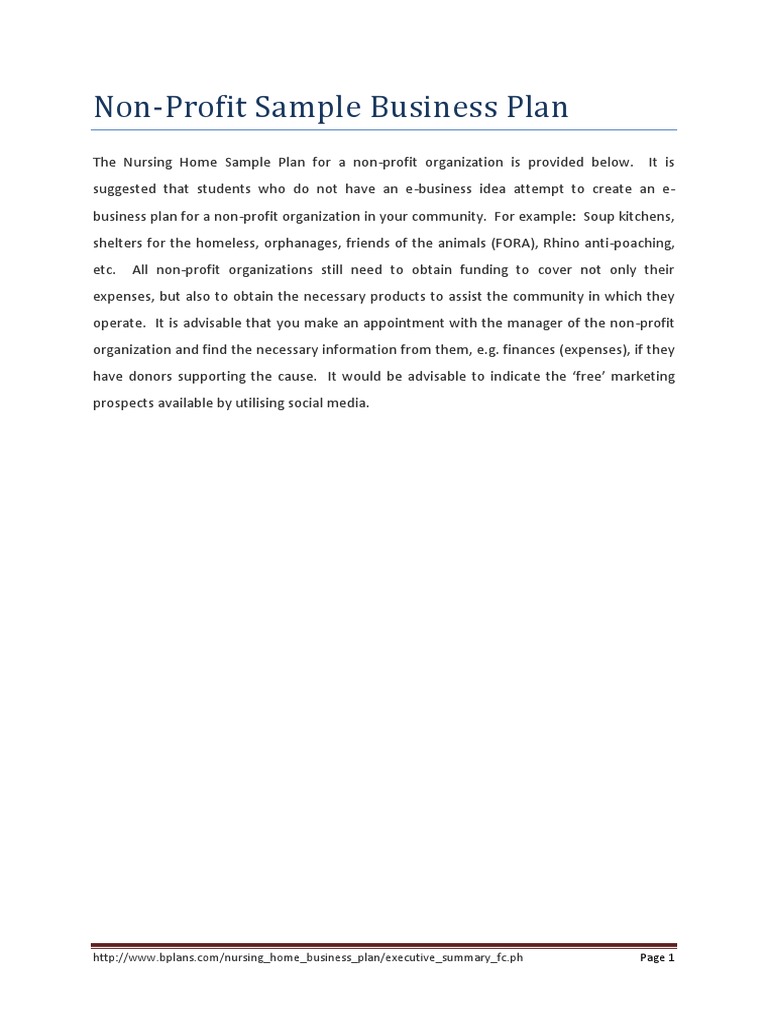 Nursing Home Sample Plan | PDF | Nursing Home Care | Medicare (United ...