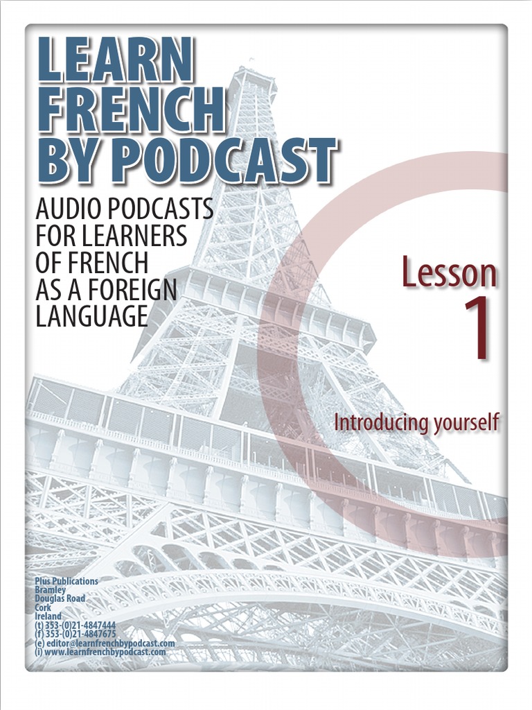 Learn French by Podcast Introduction PDF | PDF | Philology | Language ...
