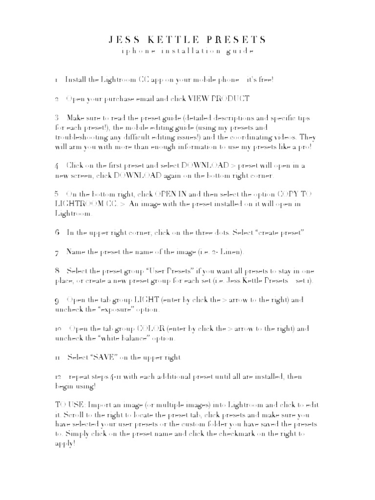 JKP Iphone + Android Installation Guide | PDF | Ios | Mobile Software