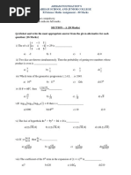Gaokao Mathematics Questions | PDF