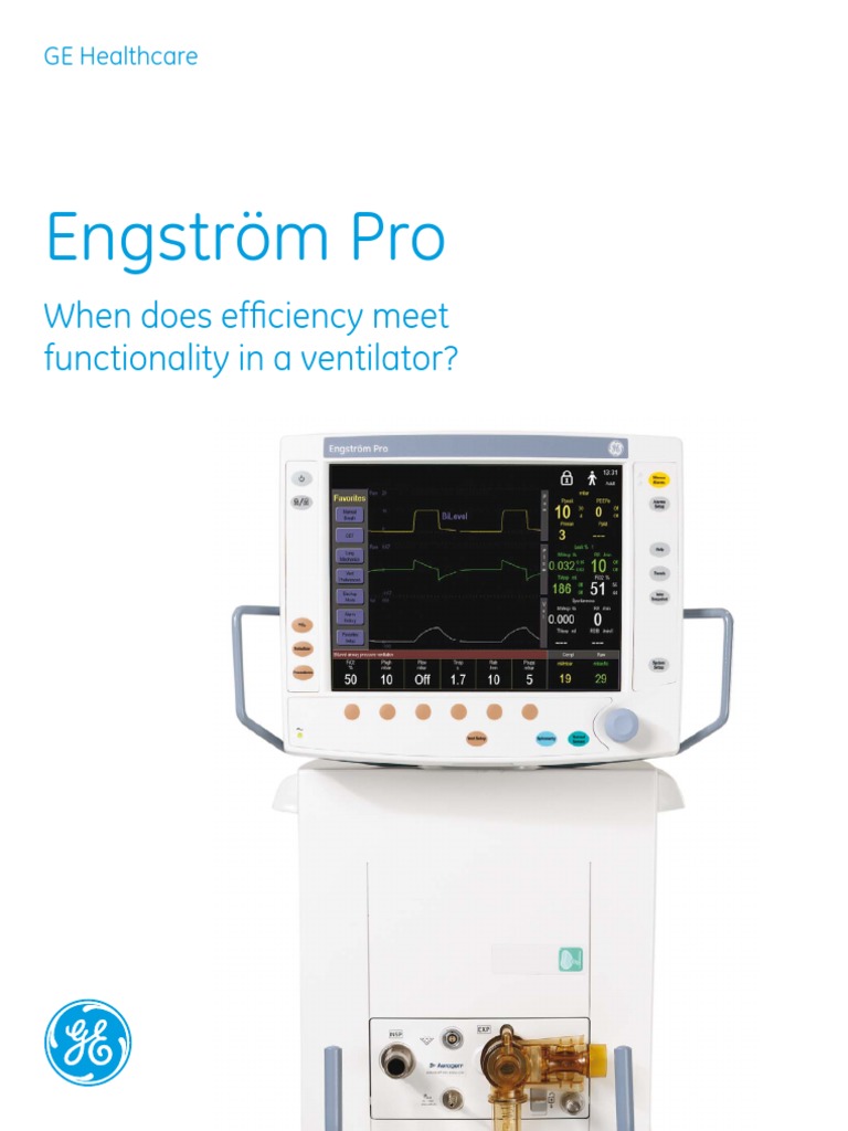 Engström Pro: When Does Effi Ciency Meet Functionality in A Ventilator ...