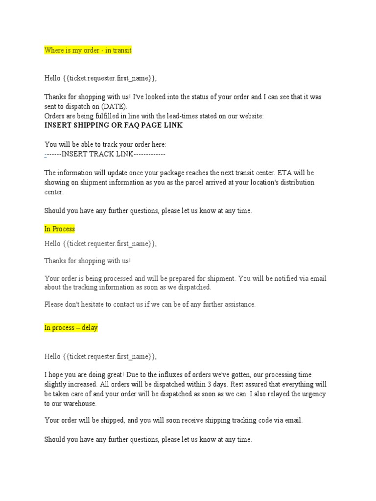 Order Inquiry Script | PDF | United States Postal Service | Delivery ...