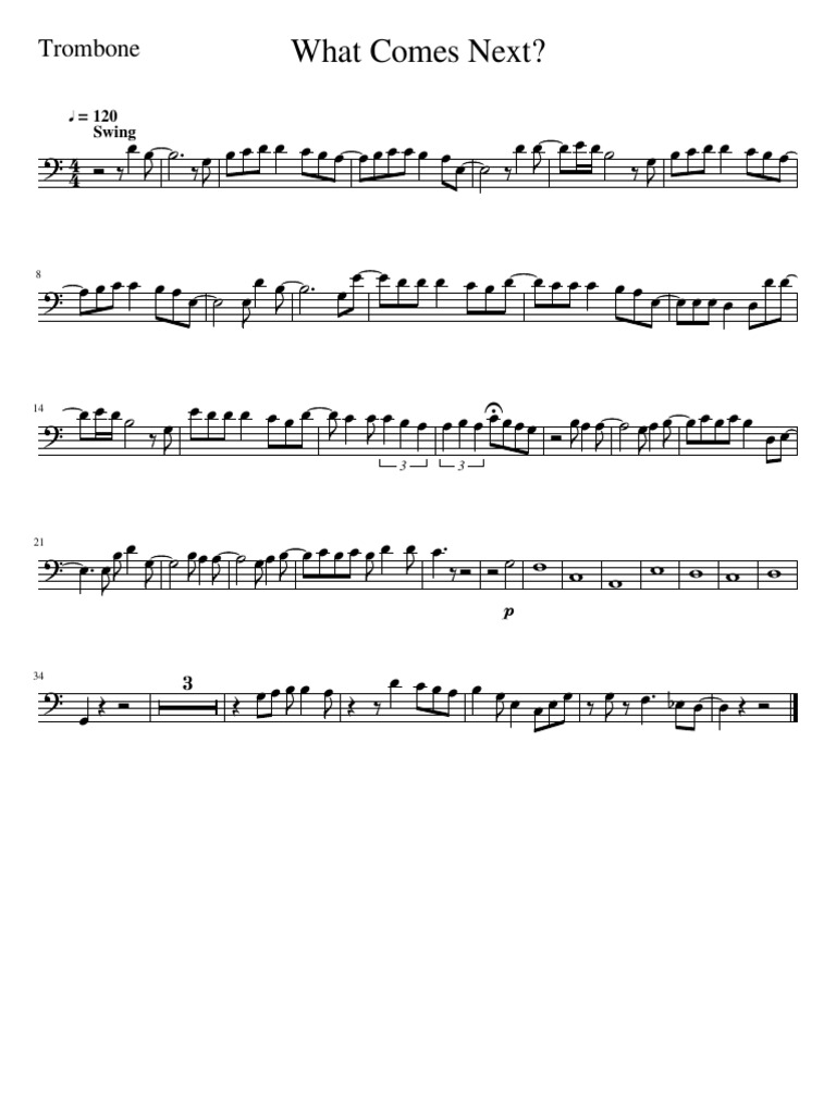 Trombone Progression Guide | PDF