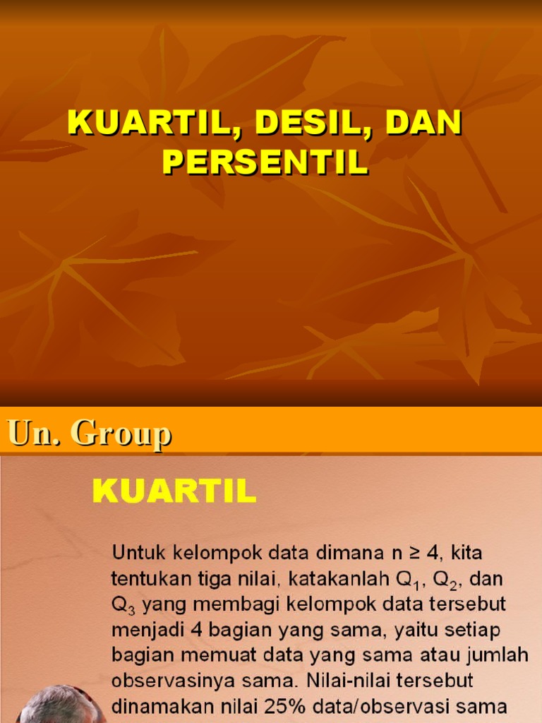 Bab-6-Kuartil, Desil Dan Persentil | PDF