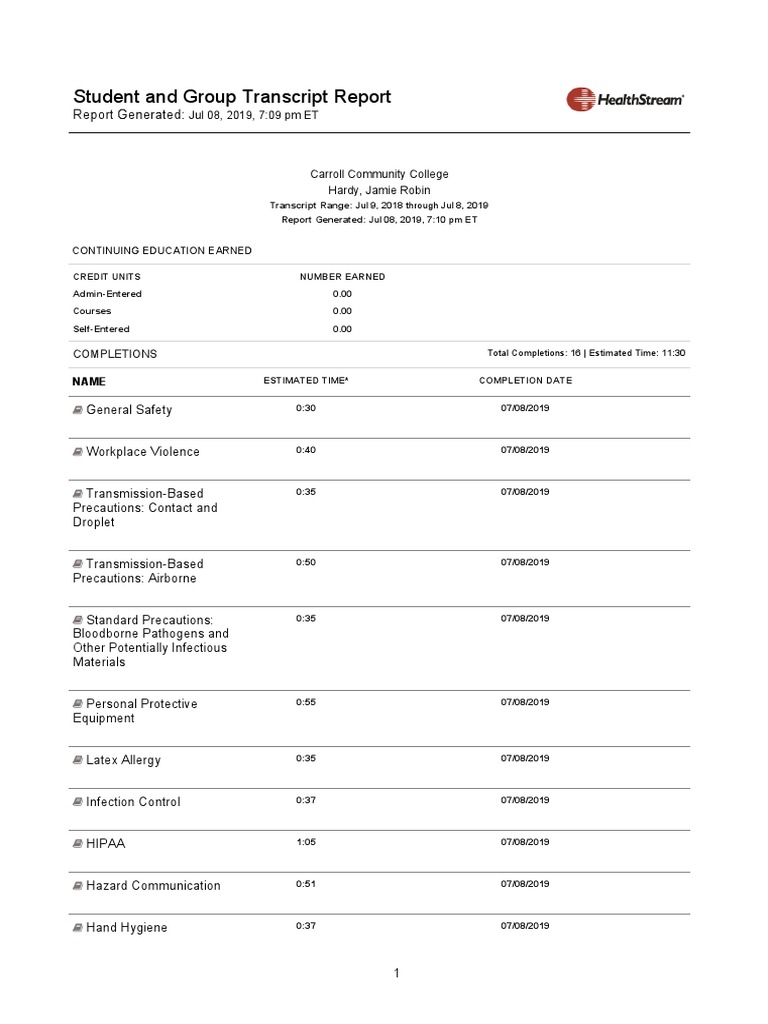 Transcript | Download Free PDF | Infection Control | Health Sciences