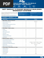 Kegel Exercise Chart for Men | PDF