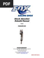 Fox Shocks Float and Float 2 Rebuild | PDF | Bearing (Mechanical) | Piston