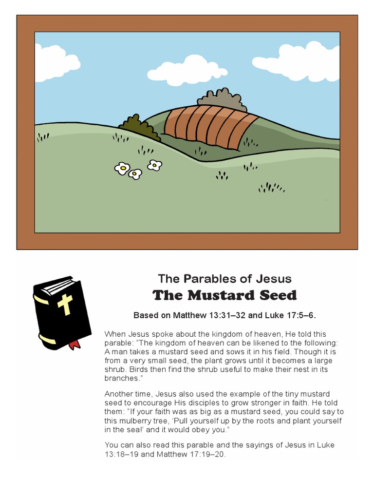 3D Picture: The Parables of Jesus: The Mustard Seed | PDF
