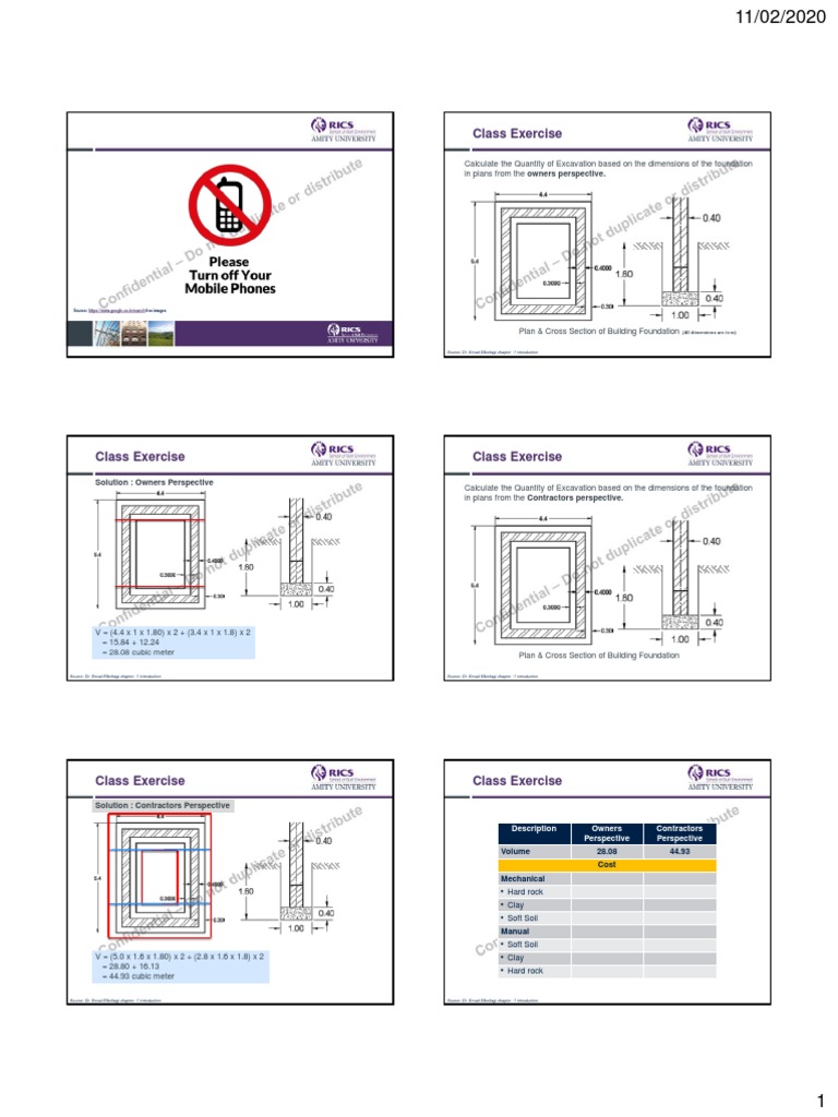 Lecture 3,4 5 Quantity Take Off Measurement | PDF | Resource | Cost ...