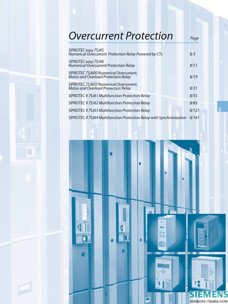 7SJ6021 Overcurrent Protection Relay Guide | PDF | Hertz | Relay
