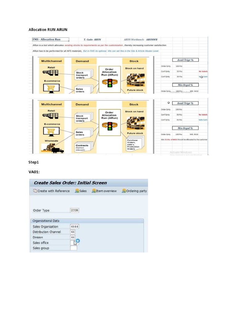 Allocation RUN ARUN | PDF