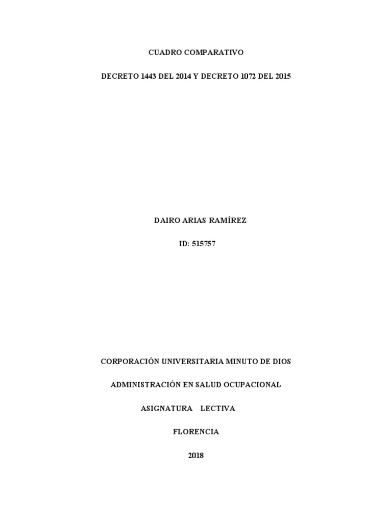 Cuadro Comparativ1 Dairo | PDF | Planificación | Business