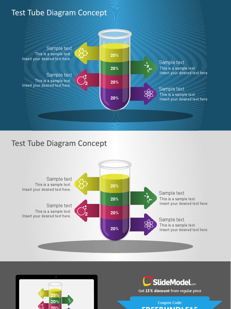 FF0070 01 Free Test Tube Diagram Powerpoint Concept 16x9 | PDF