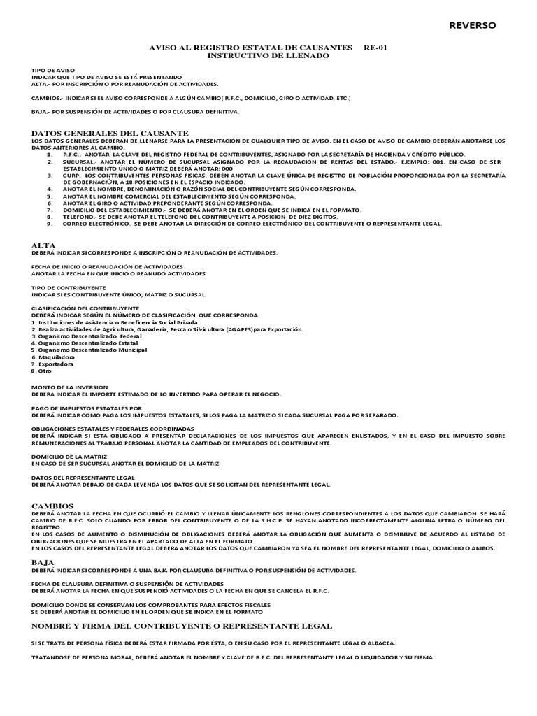 Como Llenar El Formato PDF | PDF | Economias | Gobierno