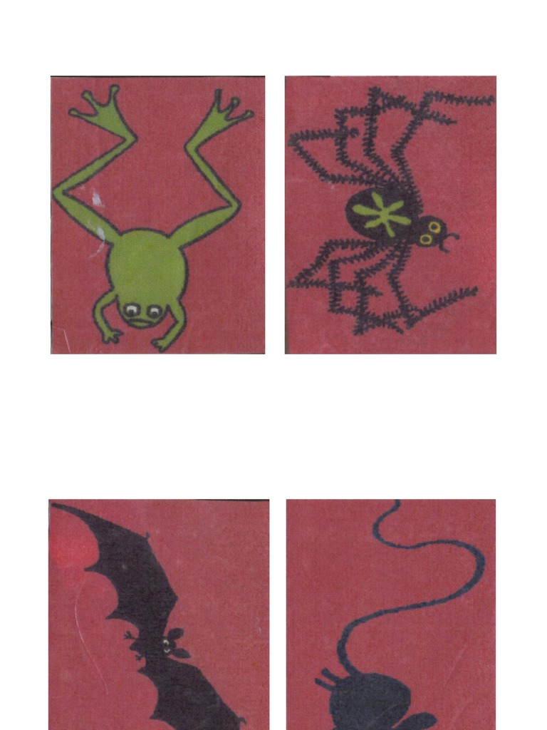 Flashcards Animals Meg and Mog PDF | PDF