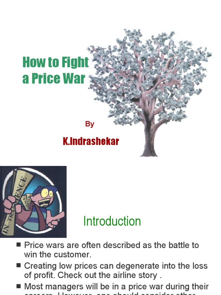 How To Fight A Price War: K.Indrashekar | PDF | Pricing | Prices