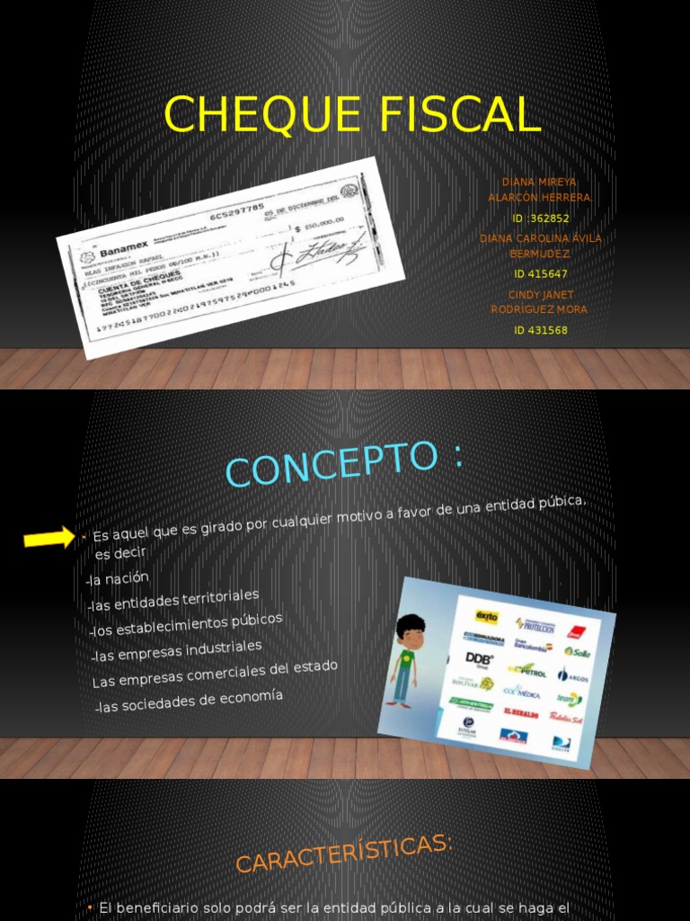Cheque Fiscal | PDF | Dinero | Servicios financieros