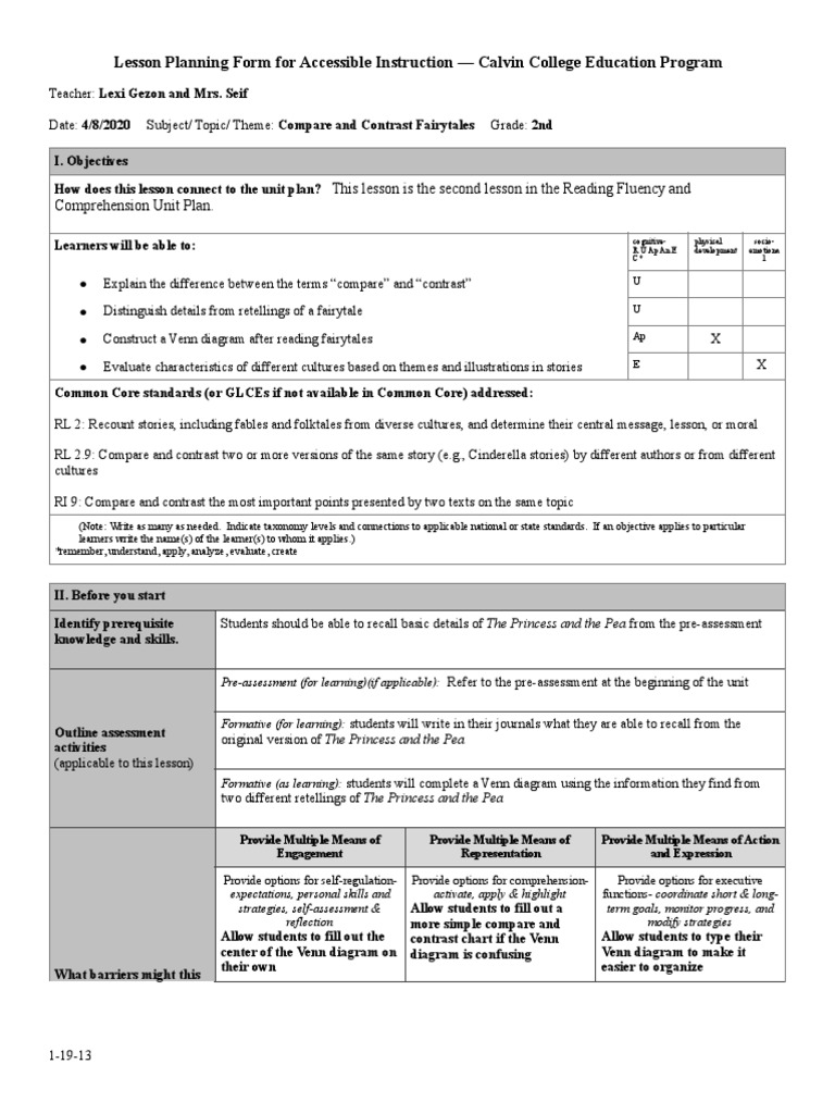 302 Lesson 2 Final | PDF | Reading Comprehension | Education Theory