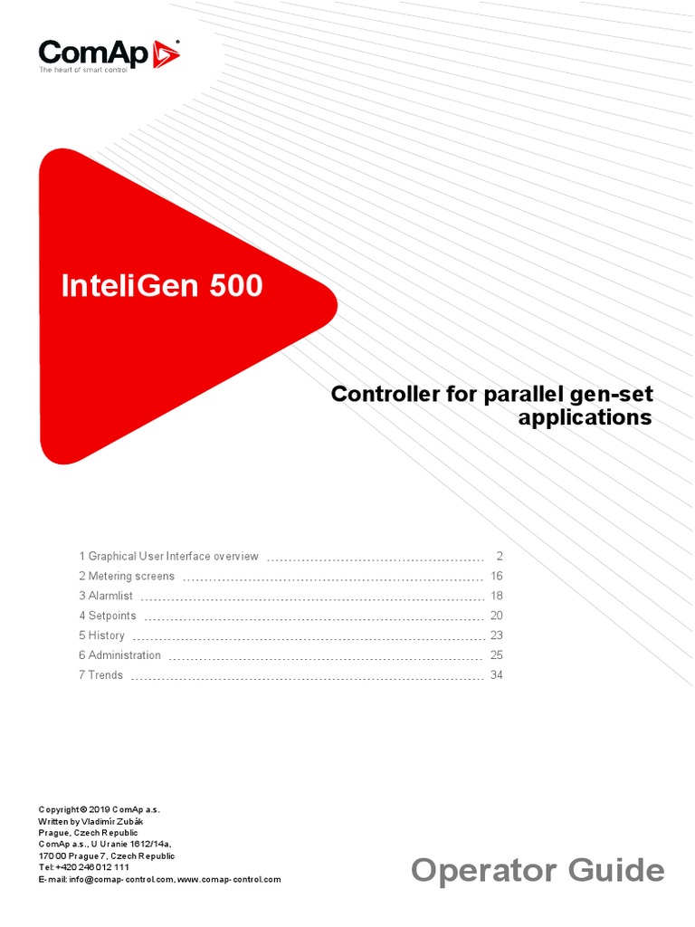 Inteligen 500: Operator Guide | PDF | Menu (Computing) | Login