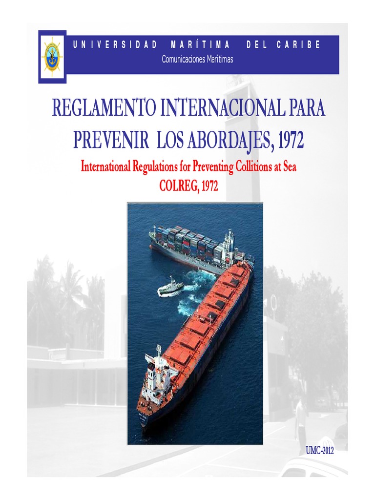9 Colreg 72 | PDF | Remolcador | Buques
