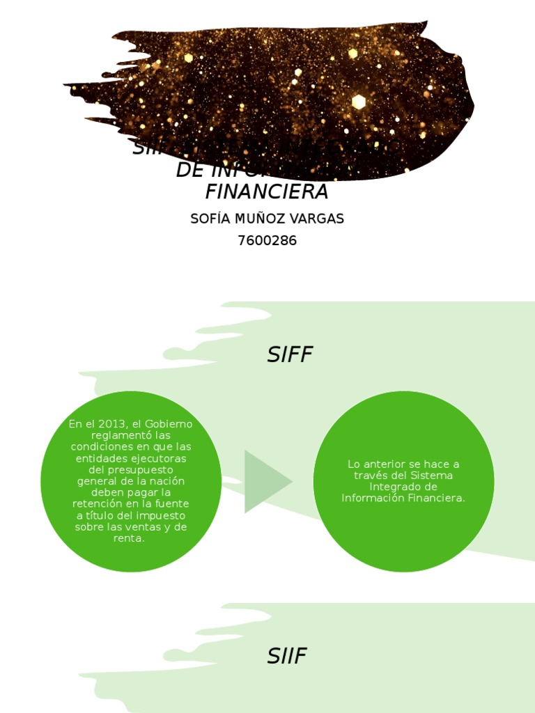 Siif - Sistema Integrado de Información Financiera | PDF | Presupuesto ...