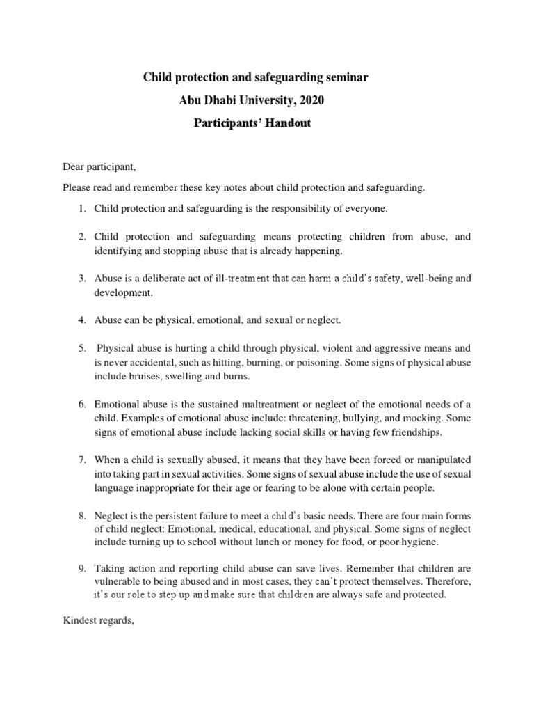 Participant's Handout | PDF | Self-Improvement | Wellness