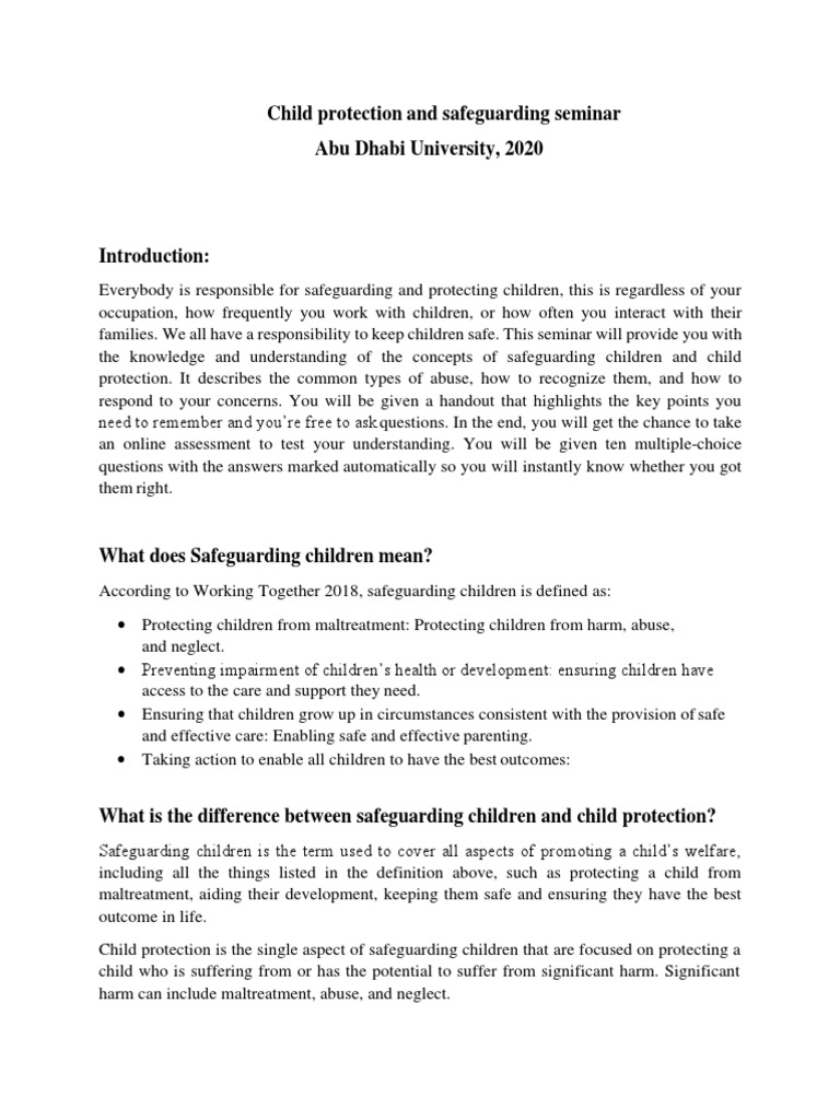 Theoretical Module | PDF | Child Abuse | Child Neglect