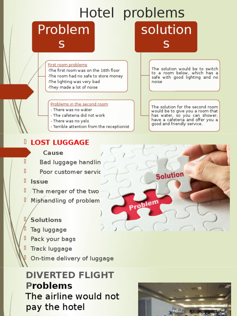 Problem S Solution S: Hotel Problems | PDF