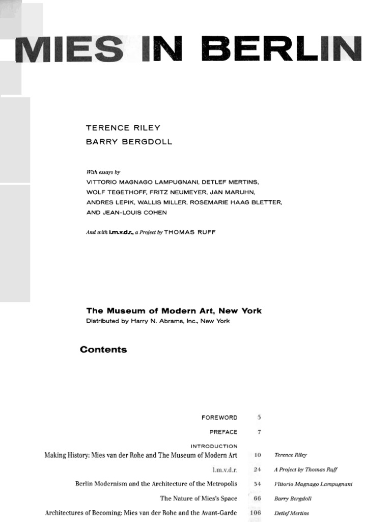 Wallis Miller - Mies and Exhibitions 2001 | PDF | Art Media