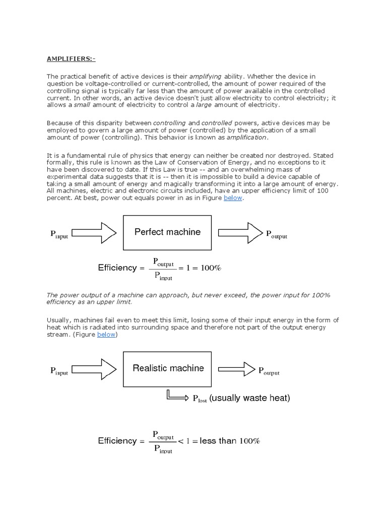 Amplifiers | PDF | Electrical Engineering | Amplifier