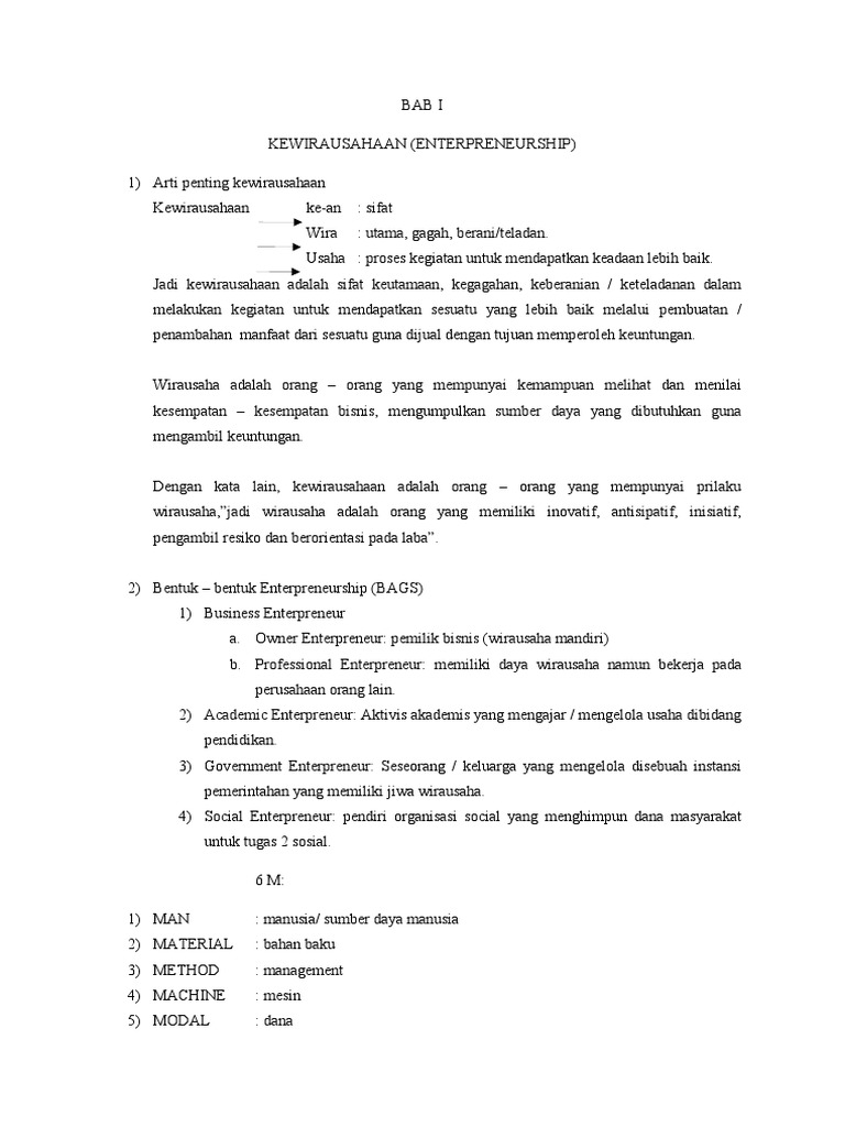 Kewirausahaan Stmik Wit Cirebon | PDF